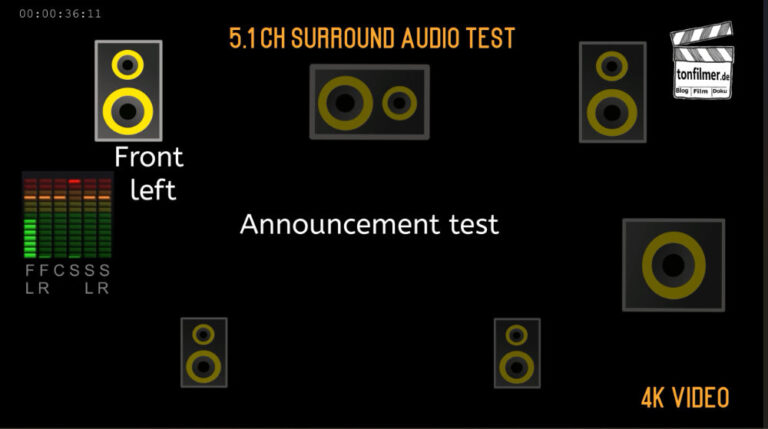 5.1 Surround Sound Test - Download kostenlos - Tonfilmer.de